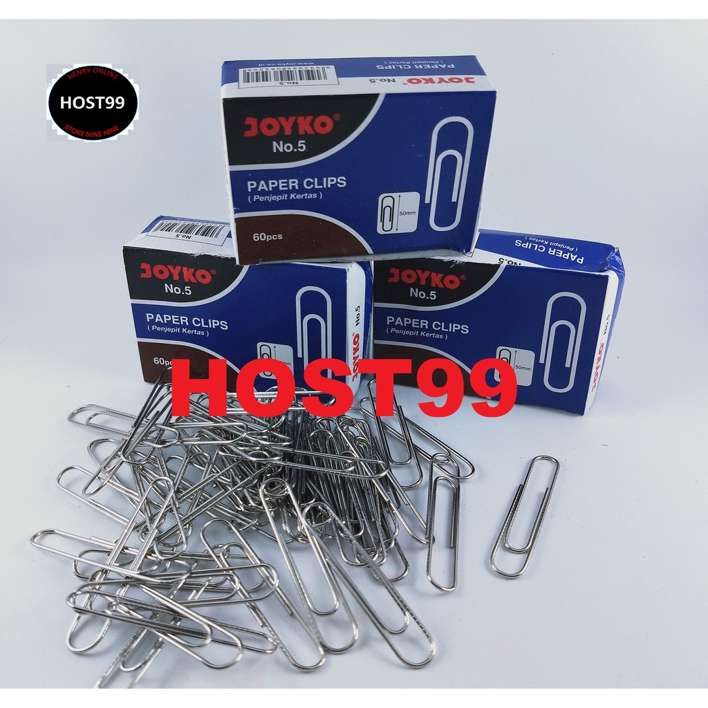 PAPER CLIPS NO 5 PENJEPIT KERTAS SEGITIGA TRIGONAL NO.5 JOYKO KK ...