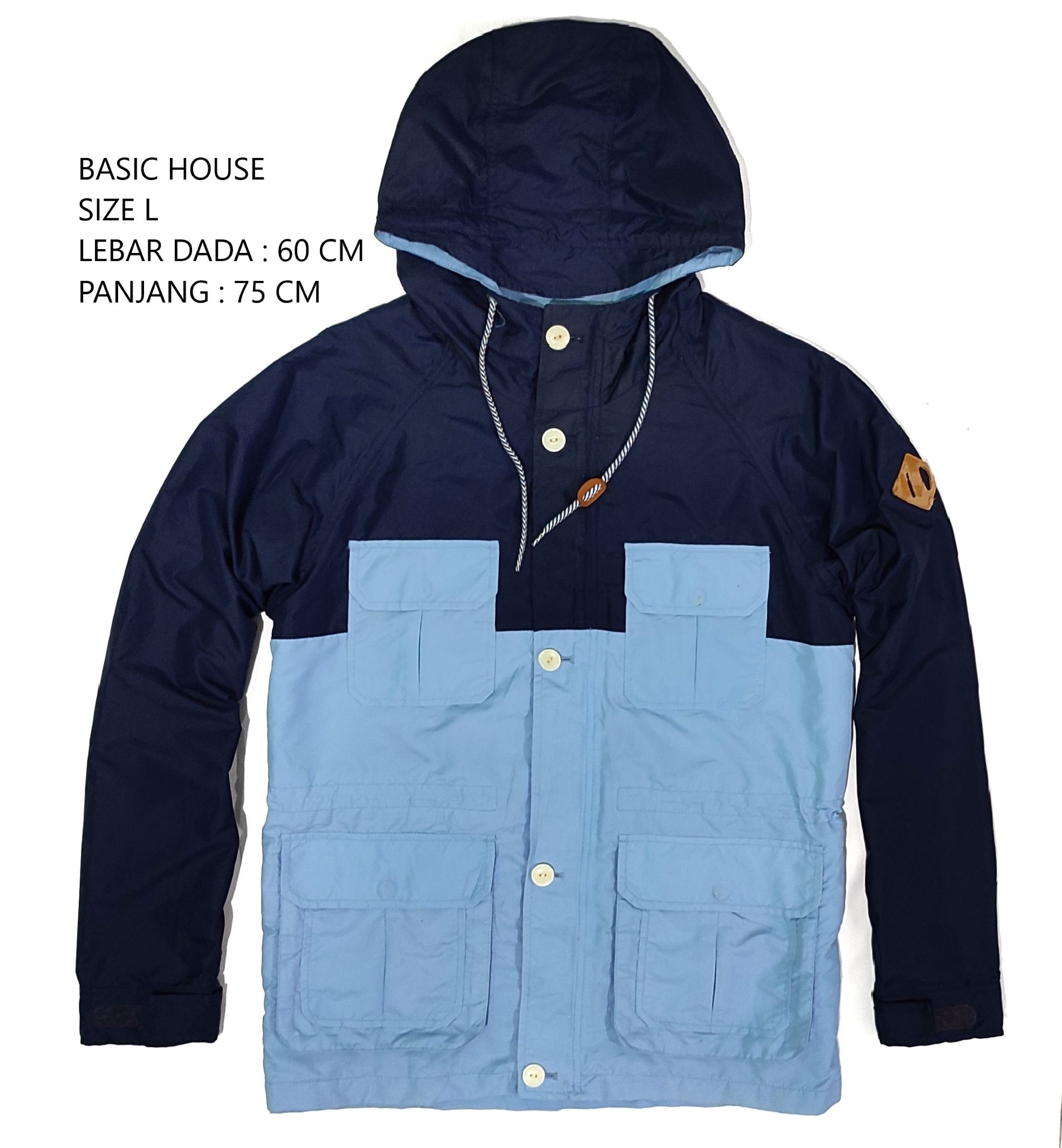 Jaket parka Basic House | Lazada Indonesia