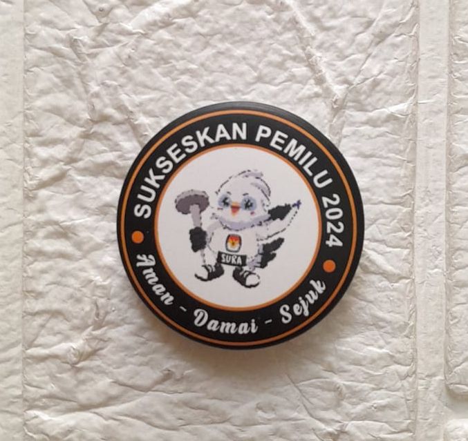 PIN MASKOT KPU - PEMILU 2024 | Lazada Indonesia