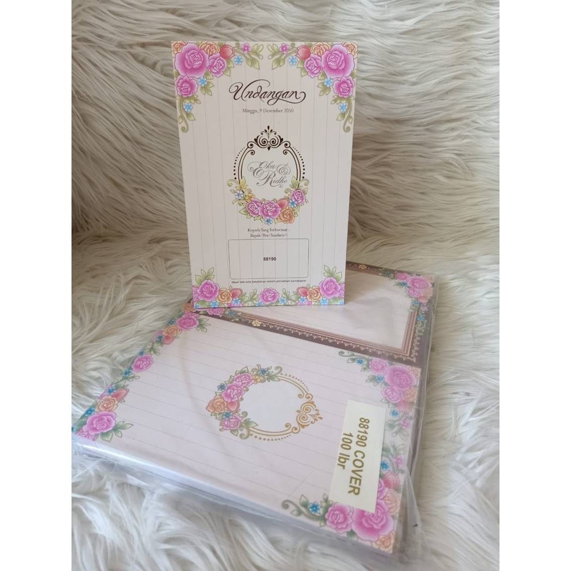 ERBA 88190 Blangko Kosong Undangan 1 PACK ISI 100 LEMBAR | Lazada Indonesia