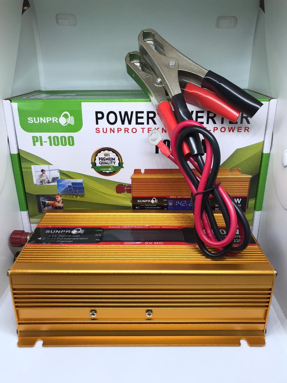 1000W Car Power Inverter DC 12V/24V To AC 220V Converter Auto Charger ...