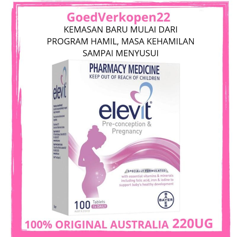 ELEVIT PREGNANCY MULTIVITAMIN - ELEVIT AUSTRALIA | Lazada Indonesia