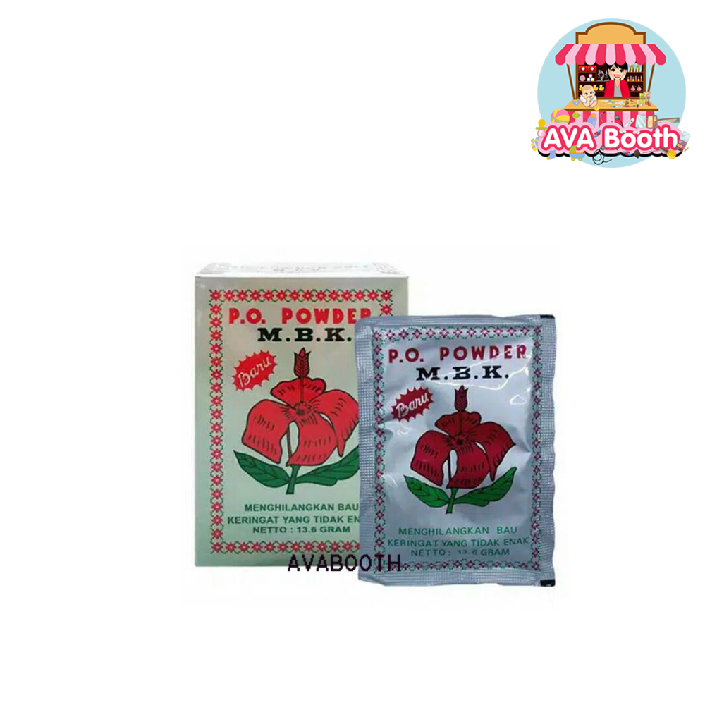 P.O POWDER MBK / BEDAK MBK POWDER / BEDAK MBK SILVER (SACHET) ISI 12 Sachet -13.6 GRAM | Lazada ...