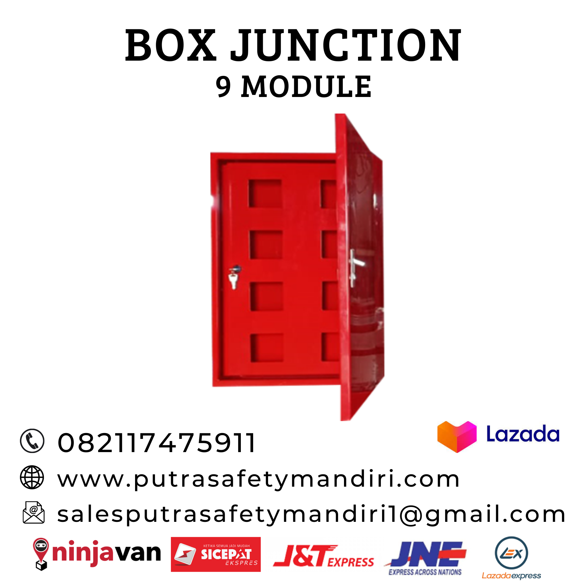 JBFA JUNCTION BOX TERMINAL ALARM 9 MODULE KOTAK TBFA KUNCI PUSHLOCK ...