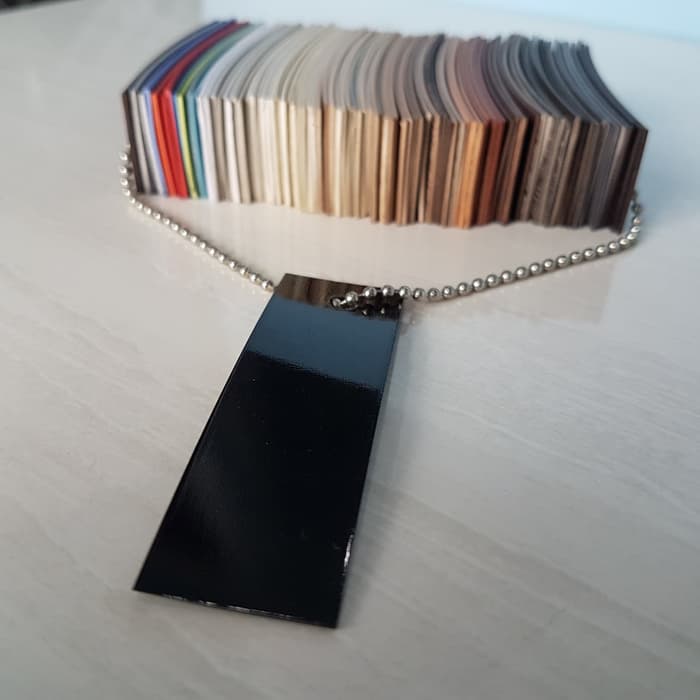 Taco Edging Hpl 003-G HITAM KILAP / BLACK GLOSS Lebar 22mm x Tebal 1mm ...