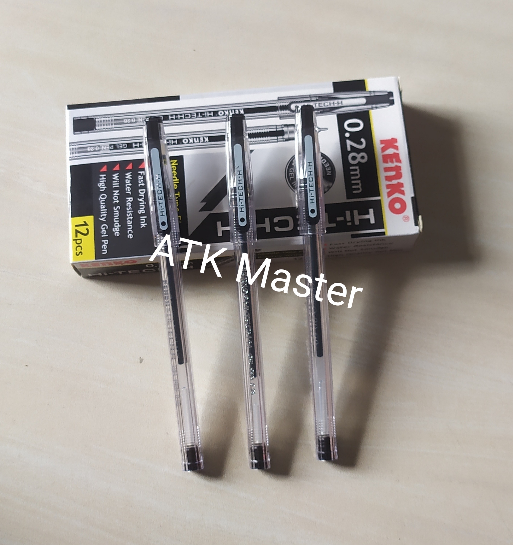 Pulpen jel HI-TECH KENKO 12 pcs | Lazada Indonesia