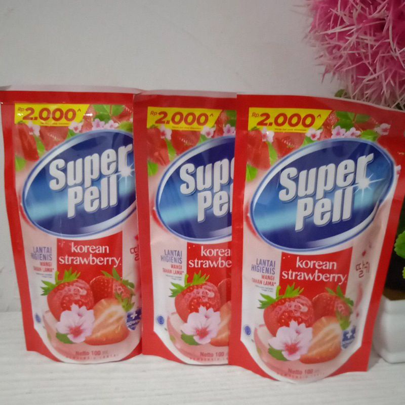 Super Pell Korean Strawberry 100 ml / Superpell strawberry Pembersih ...