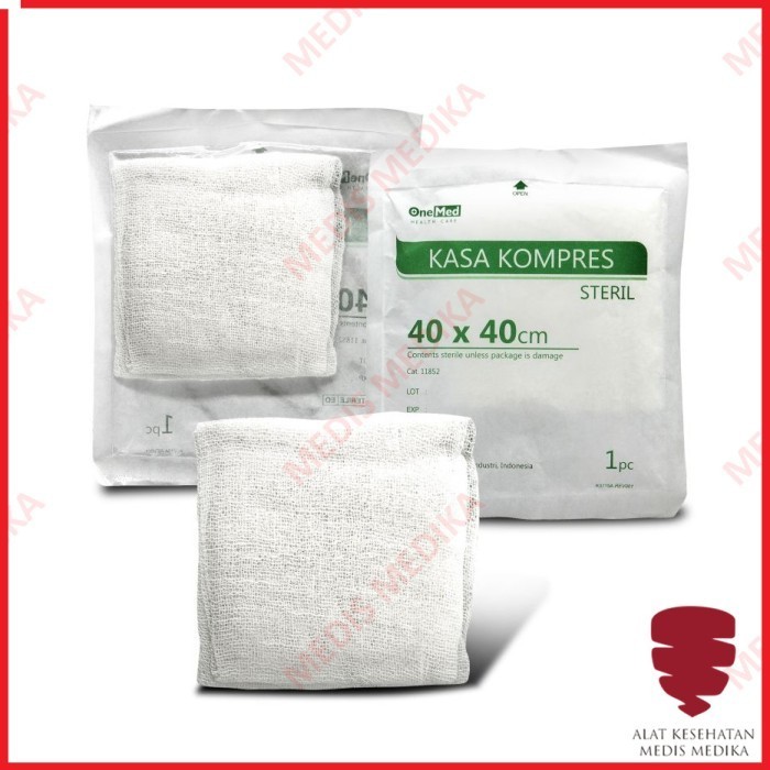 Onemed Kasa Kompres Steril 40cmx40cm Kassa Peralatan P3K Medis | Lazada ...