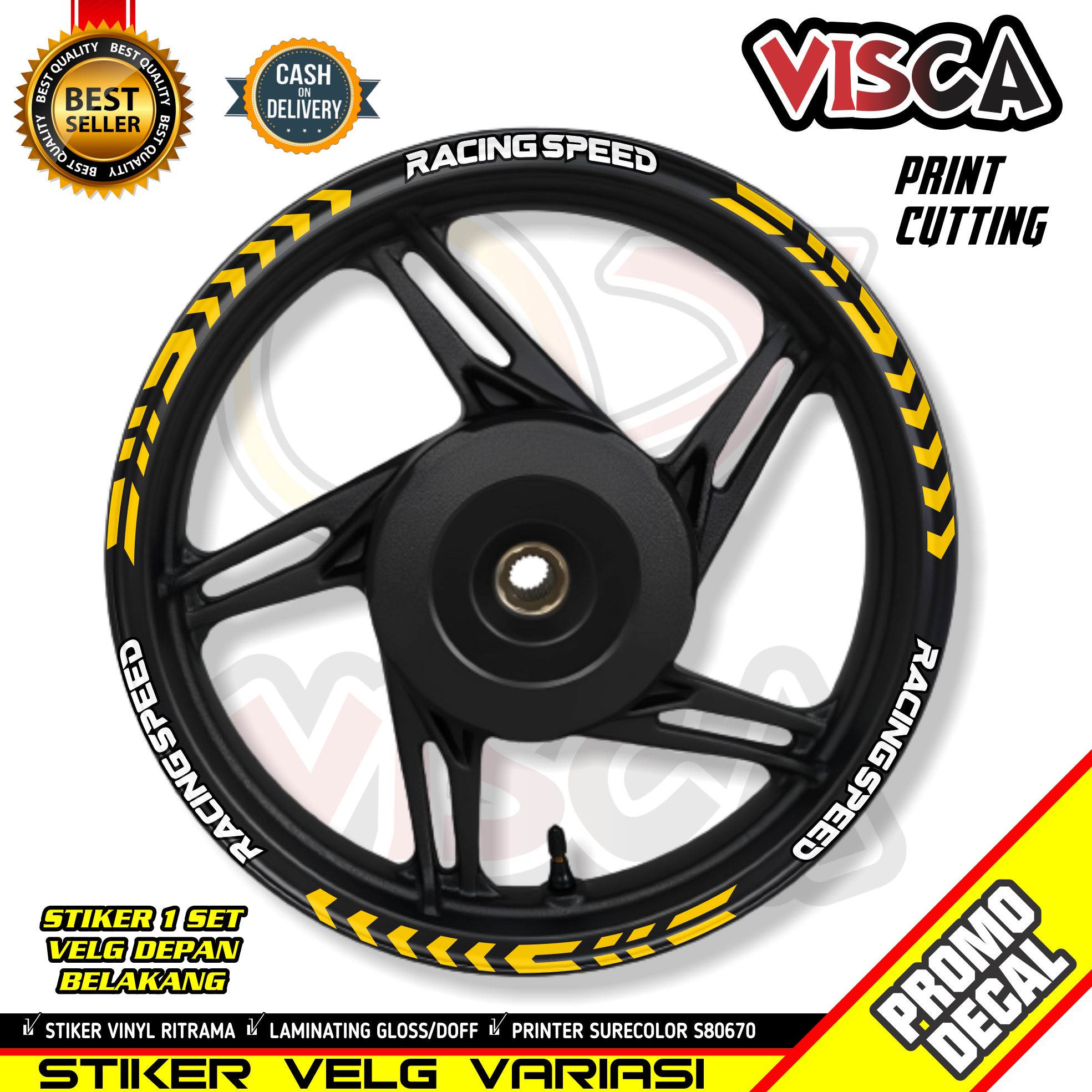 Stiker Velg - List Velg Motor - Stiker Velg Ring 14 - Sticker Velk ...