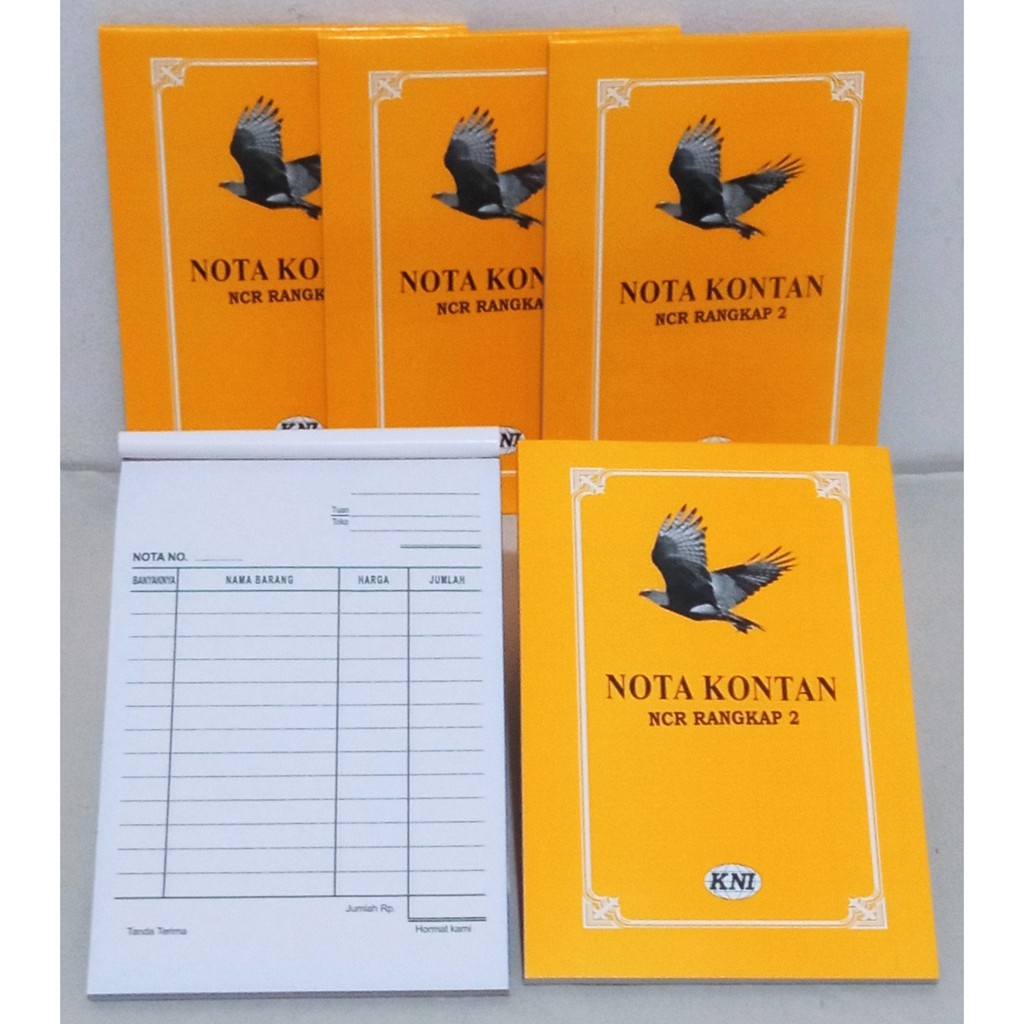 (2 & 1 Ply) Buku Nota Kontan KNI Kecil / Nota Kontan 2 & 1 Rangkap ...