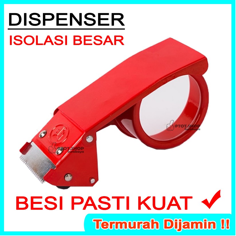 DISPENSER ISOLASI 2 INCH 5 CM BESI AWET TAJAM LAKBAN | Lazada Indonesia