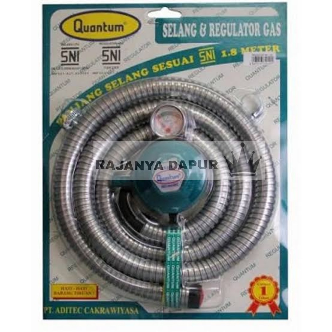 Quantum Selang & Regulator Gas Paket - QRL 032 - selang dan regulator ...
