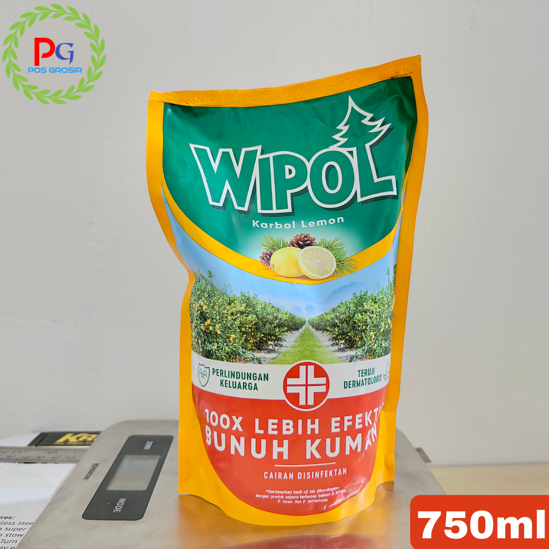 wipol disinfektan karbol lemon pembersih lantai 100x lebih efektif ...
