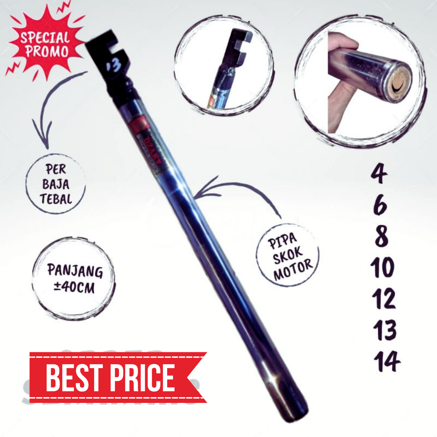 Kunci Besi/ Pleser 2 in 1 ukuran 4mm-14mm langsung produsen | Lazada Indonesia