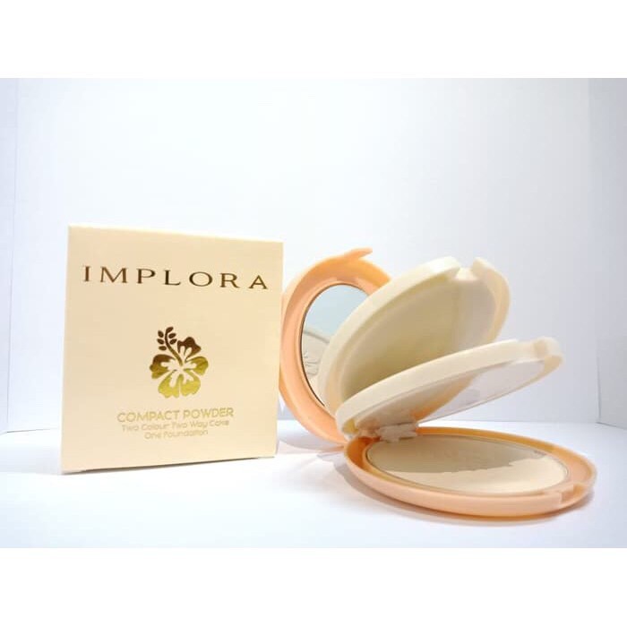 IMPLORA Sueluttu Compact Powder Bedak + Foundation | Lazada Indonesia