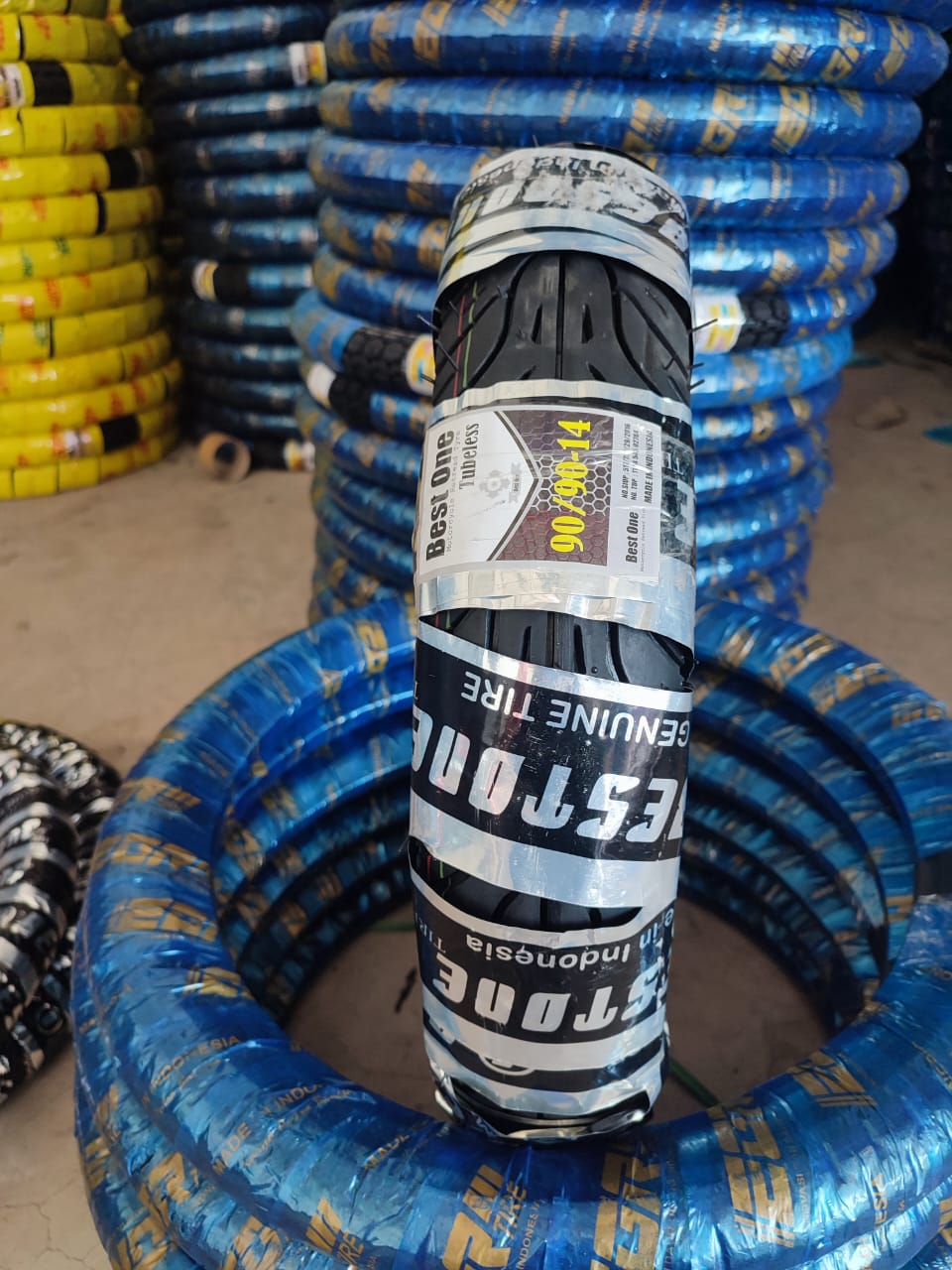 BAN LUAR MOTOR MATIC RING 14 BESTONE BAN LOKAL UKURAN DEPAN BELAKANG ...