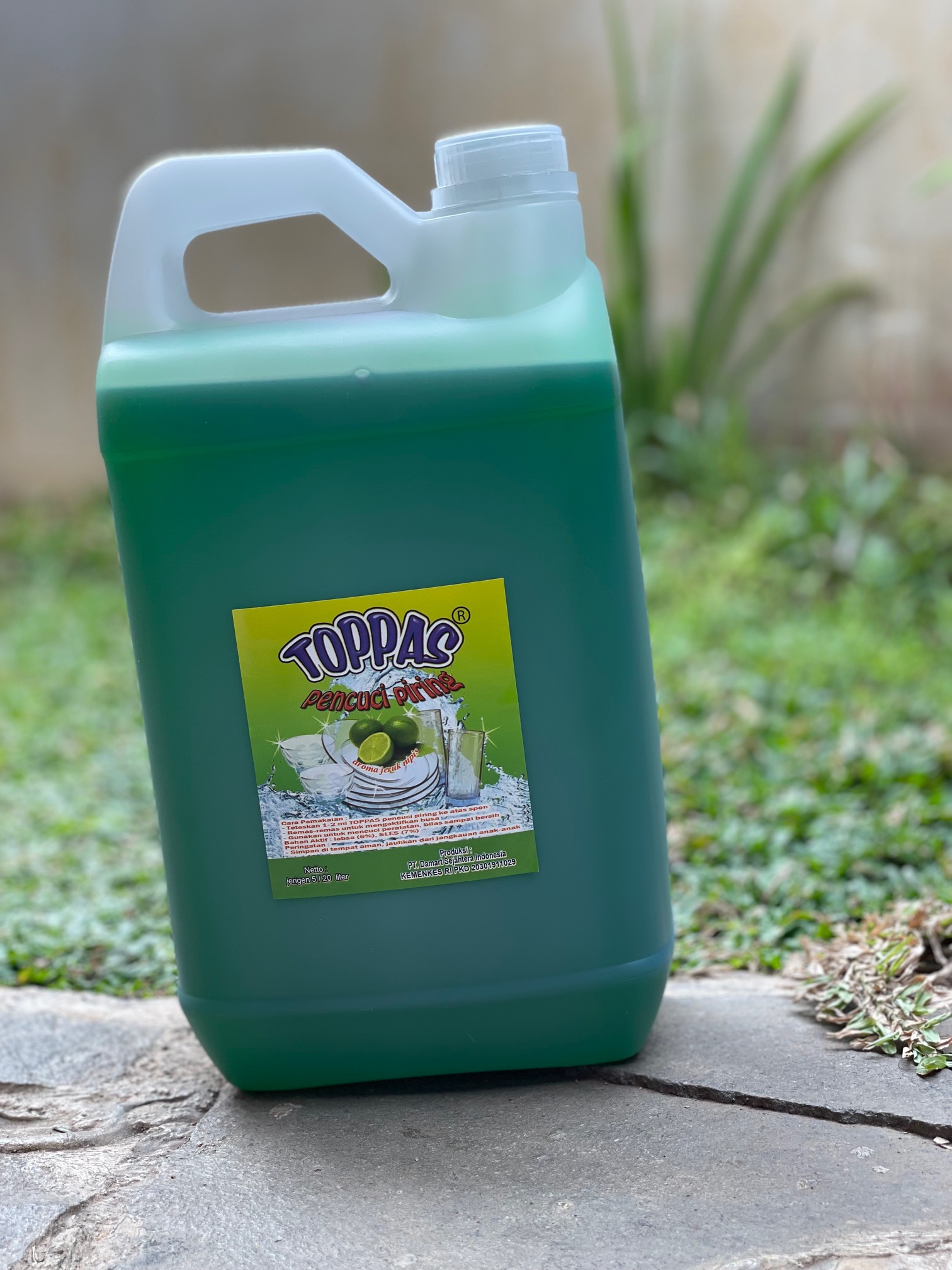 Toppas Sabun Cuci Piring 5 Liter Khusus Instan/Sameday | Lazada Indonesia