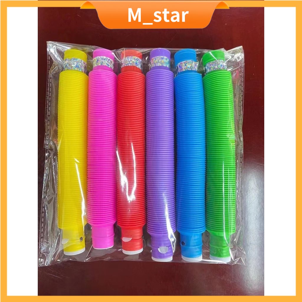 Mainan Viral Pop Pipes / Pop Tubes Light Up / Mainan Pipa LED POP ...