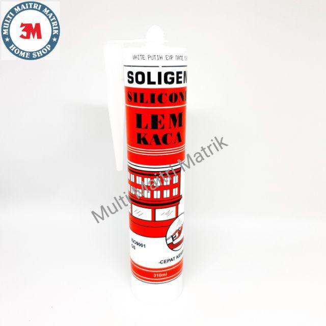 Lem kaca botol Soligen / lem botol / lem sealant / lem silicone sealant ...