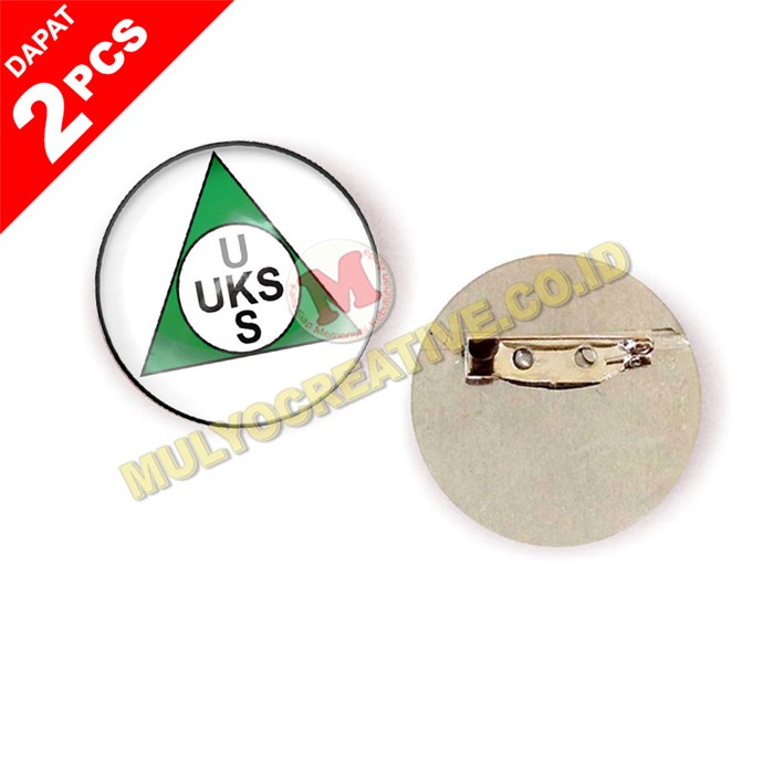 Pin UKS Bulat Pin Bros Logo Ukuran Model Bulat / 2pcs | Lazada Indonesia
