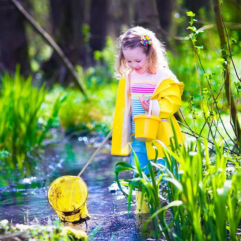 Outdoor Catching Catching Butterfly Net Fishing Net Bag Stainless Steel ...