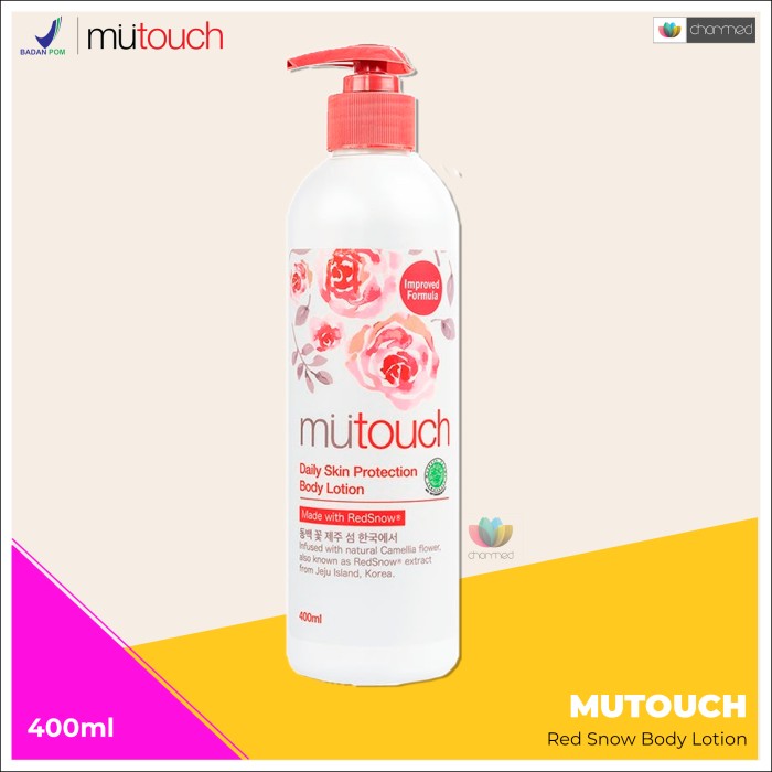 MuTouch Body Lotion Red Snow – Skin Protection 400ml | Lazada Indonesia