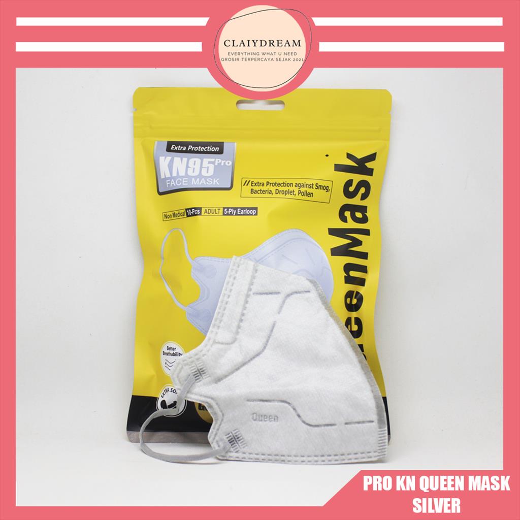 Masker KN95 PRO QUEEN mask 5 Lapisan isi 10 Pcs | Lazada Indonesia