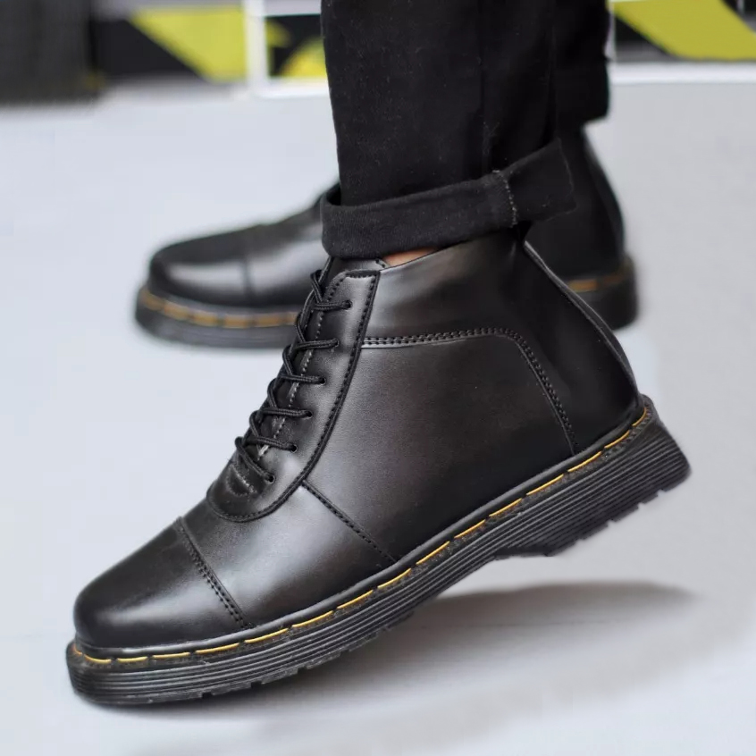 Shaka Rodney Sepatu Pantofel Formal Docmart High Boots Kerja Pria ...
