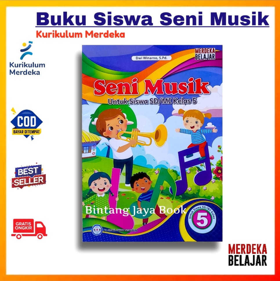 Buku Siswa Seni Musik SD Kelas 5 Kurikulum Merdeka - Buku Seni Musik Kelas 5 SD/MI Kurikulum ...