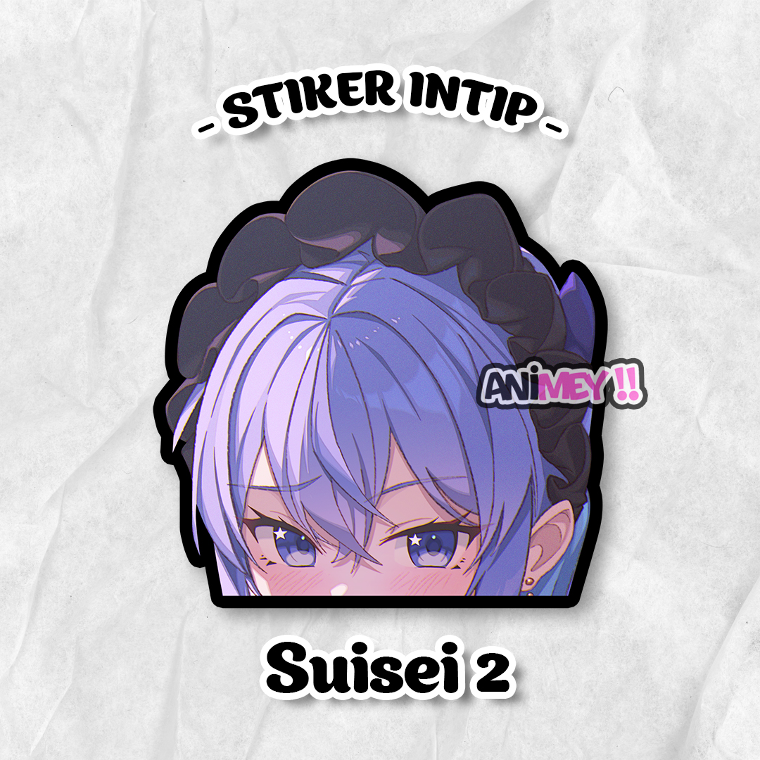 Stiker Intip Suisei Hoshimachi / Sticker Anime Waterproof | Lazada ...