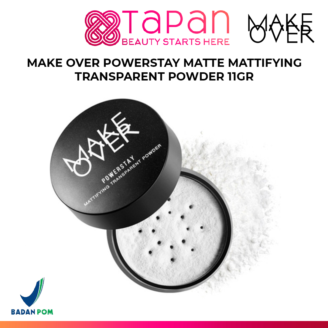 MAKE OVER Powerstay Matte Mattifying Transparent Powder 11gr | Lazada ...