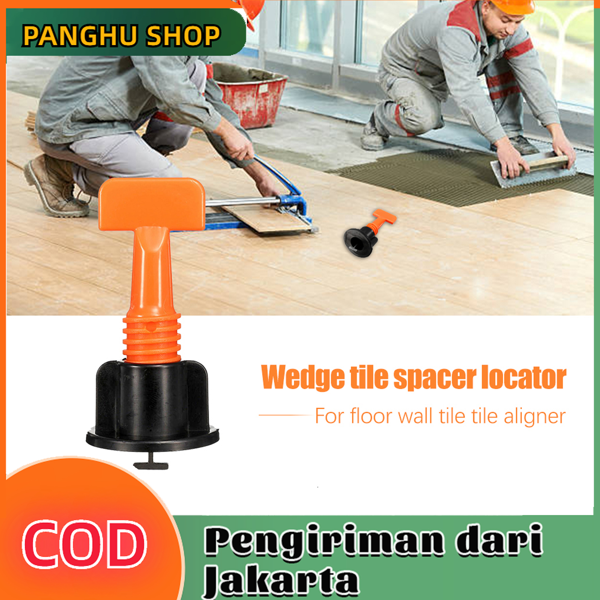 PANGHU-Tile Leveling Spacer Reusable SET 50pcs Alat Perata Level ...