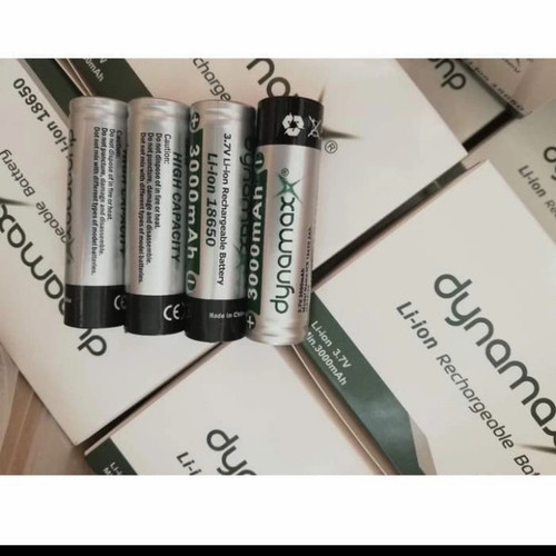 batre dynamax li-ion 18650 Rechargeable battery | Lazada Indonesia