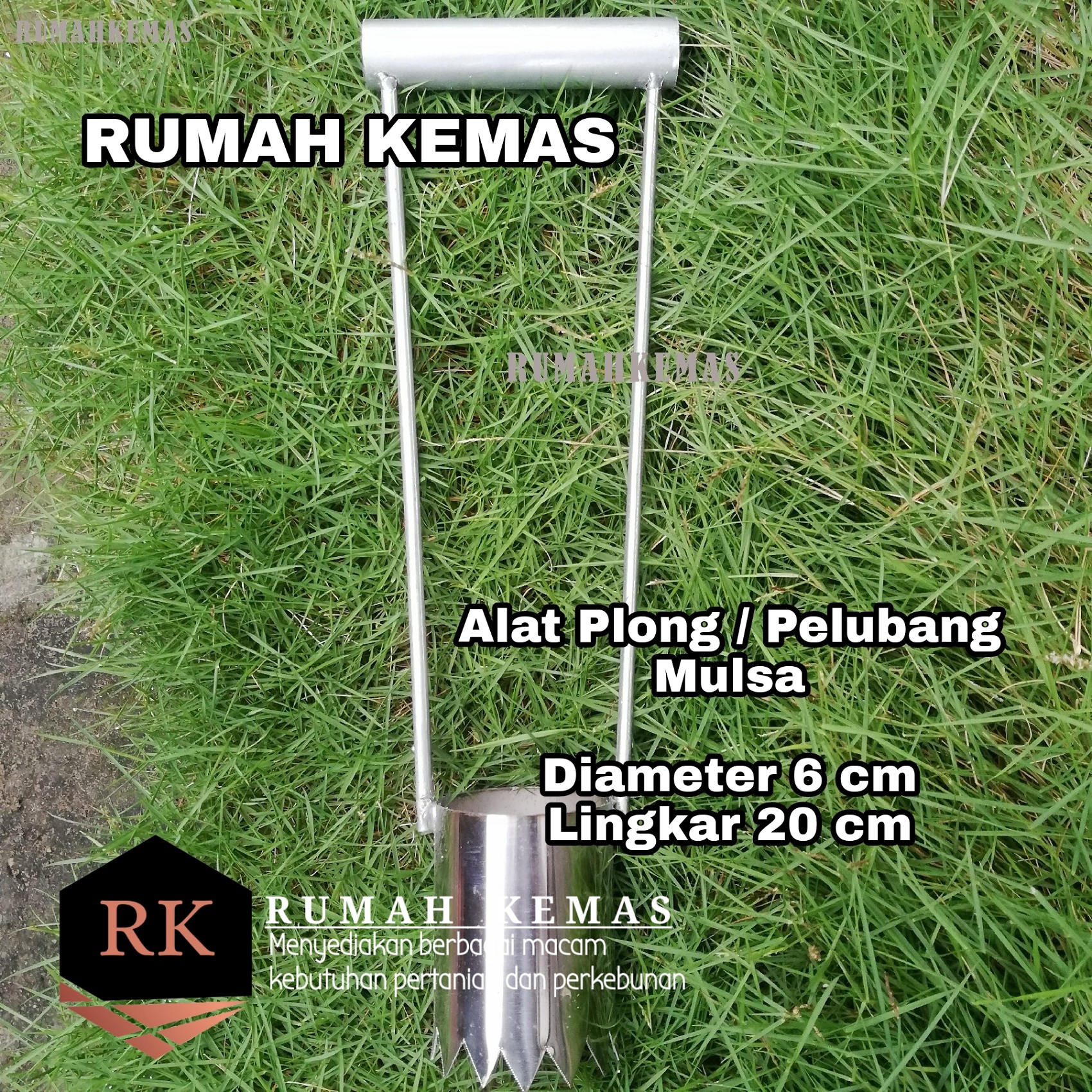 Alat plong 20 cm / Pelubang Mulsa ukuran lingkaran 20 cm Diameter 6 cm ...