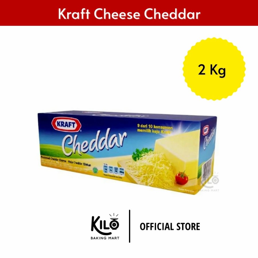 Keju Kraft Cheddar Cheese 2 kg | Lazada Indonesia