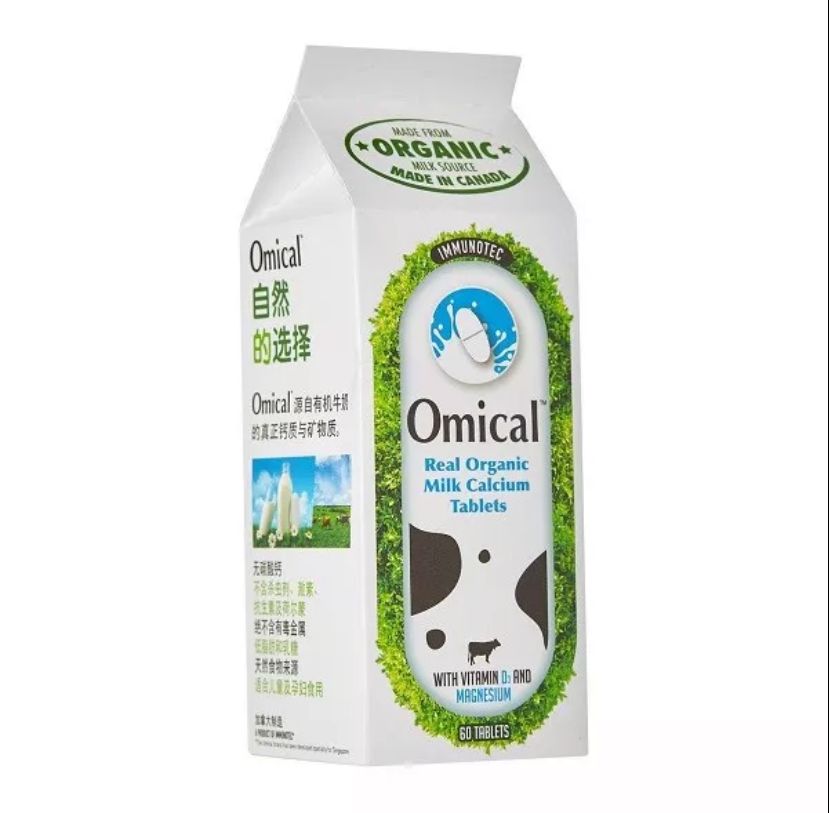 omical organic milk calsium supplement tablets 60s | Lazada Indonesia