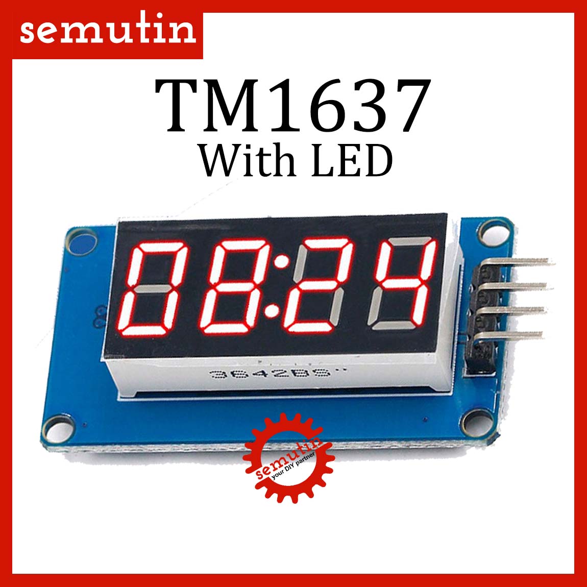 TM1637 LED / Module 4 Bits Digital Tube Digit Bits Seven Arduino ...