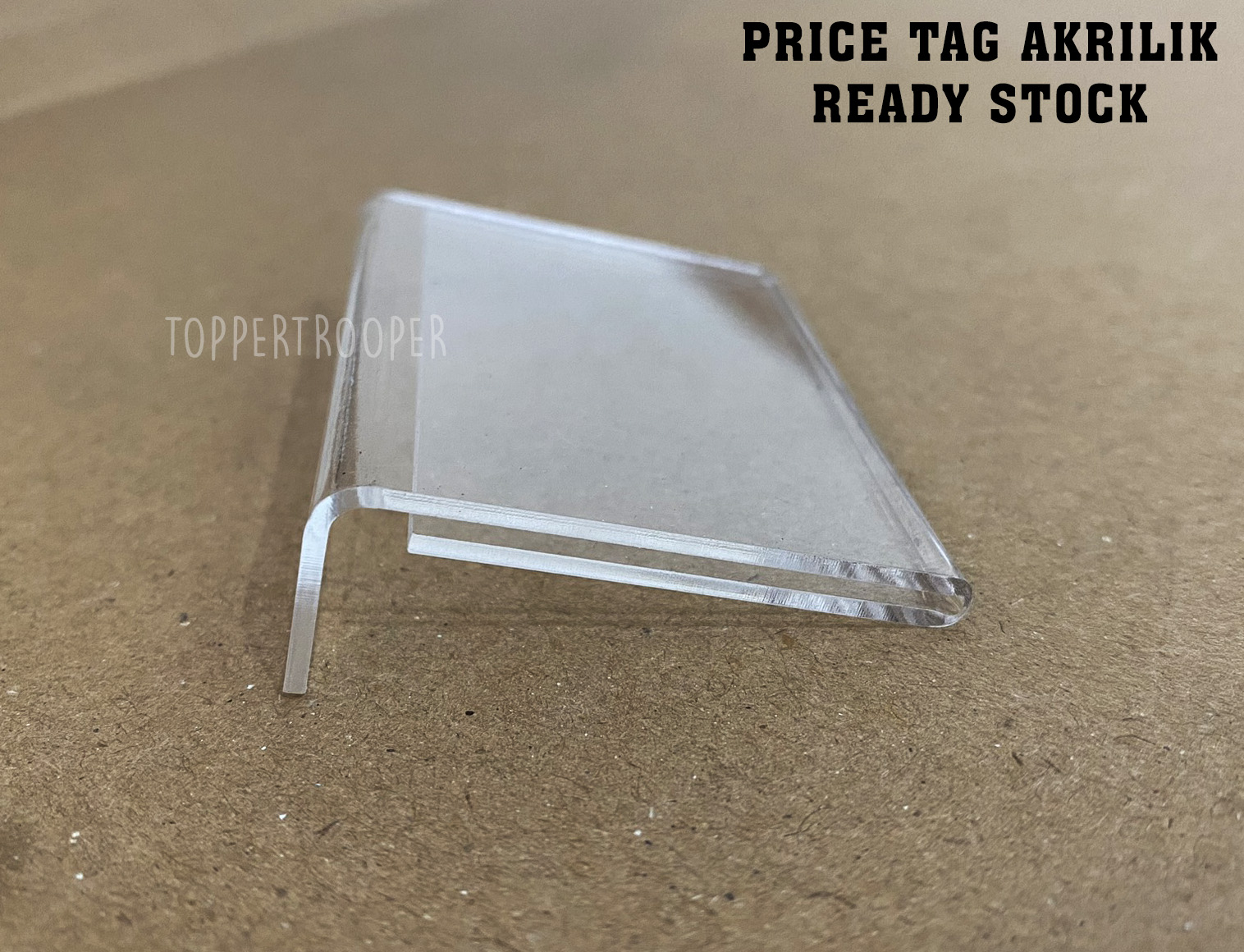 READY STOCK Akrilik Label Harga | Acrylic Label / Price Tag / Label ...