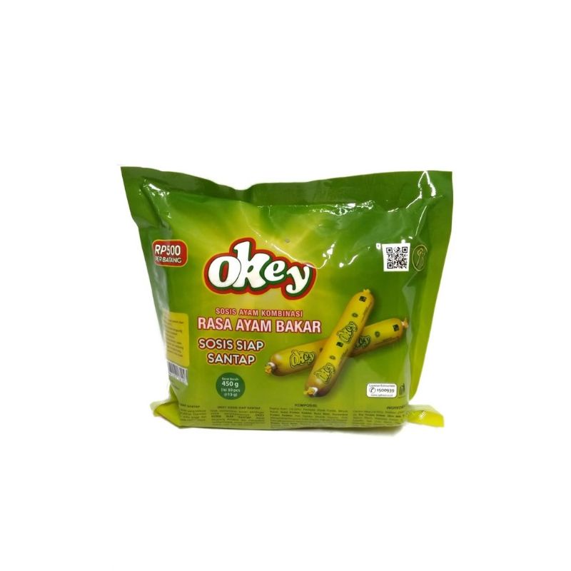 Sosis Okey Siap Makan Rasa Ayam Bakar isi 30 pcs | Lazada Indonesia
