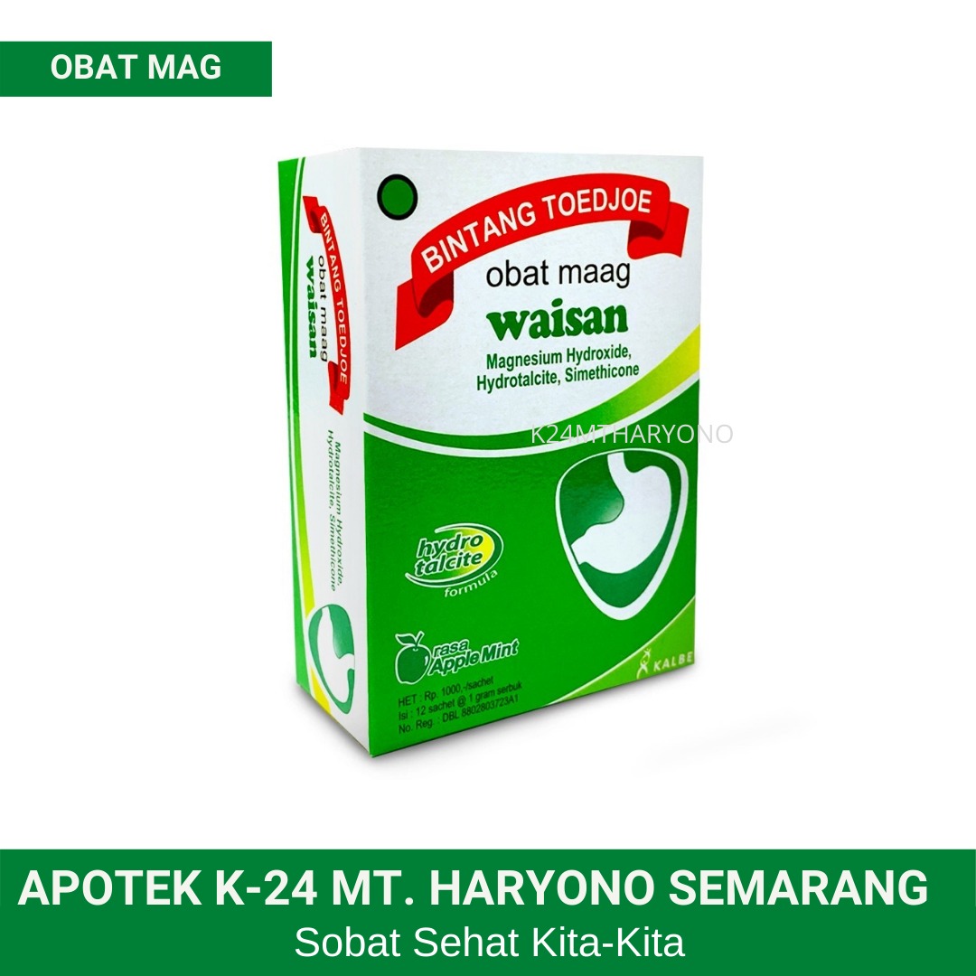 Waisan Dus Isi 12 Sachet / Obat Maag | Lazada Indonesia