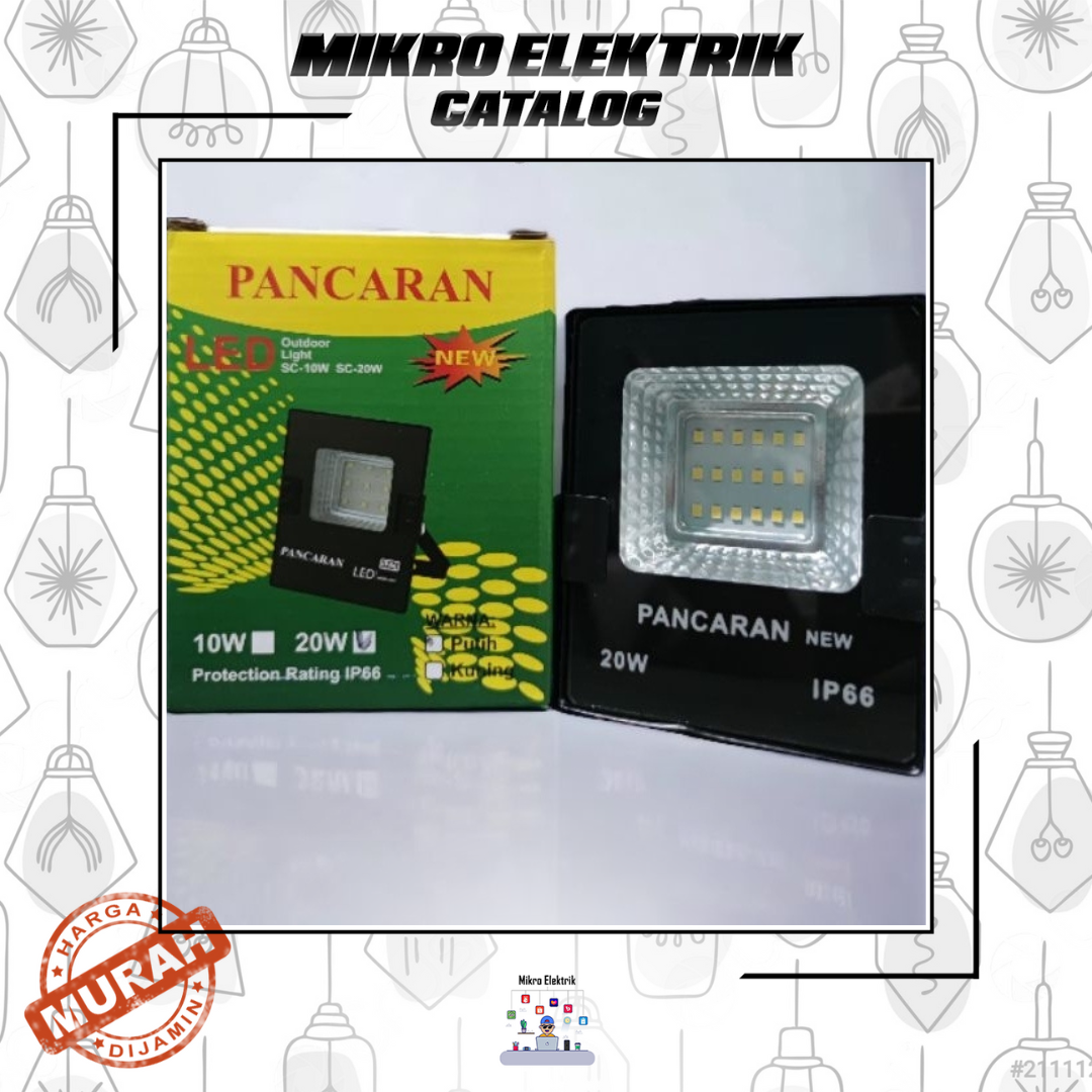 Lampu LED Sorot / Tembak PANCARAN Warna Putih | Lazada Indonesia