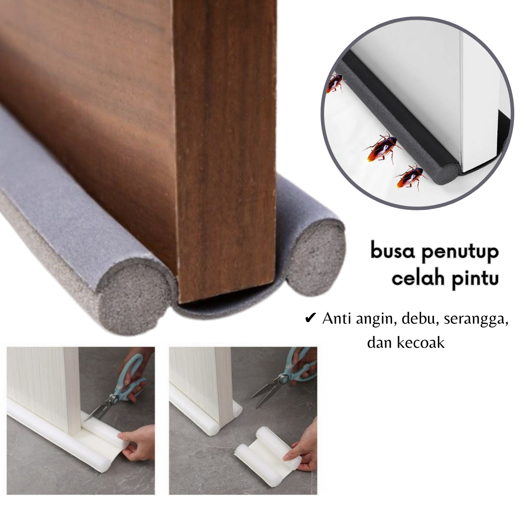 APS.H402 Busa Alas Pintu Penutup Celah Bawah Ganjel Ganjelan Pintu ...
