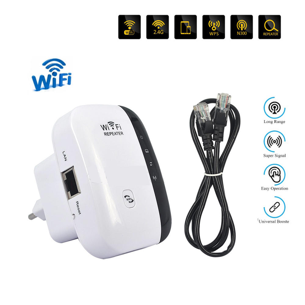 WIFI Repeater 300Mbps Wireless WiFi Signal Range Extender Wifi Repeater ...