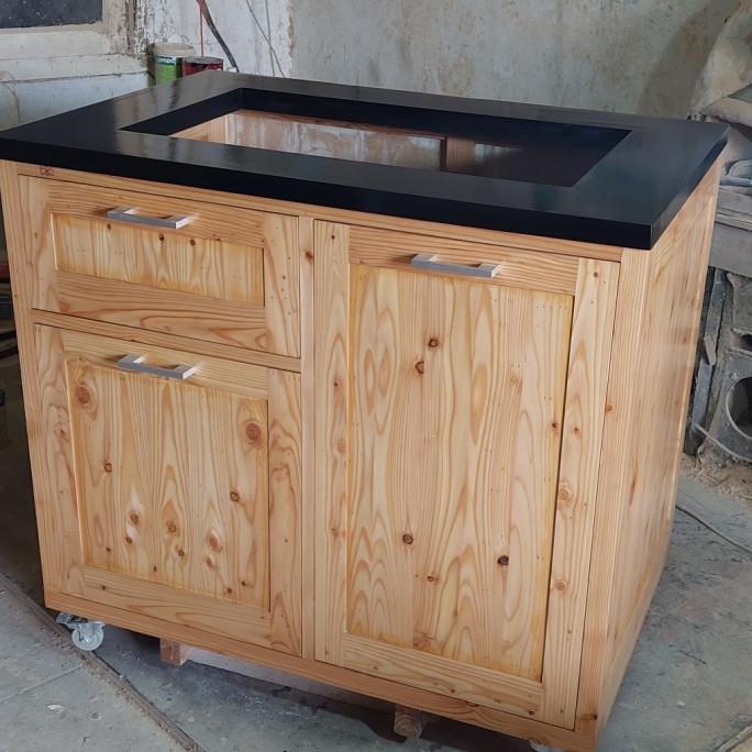 Kitchen Set Portable/Meja Dapur Portable/Meja Kompor/Meja Kayu ...