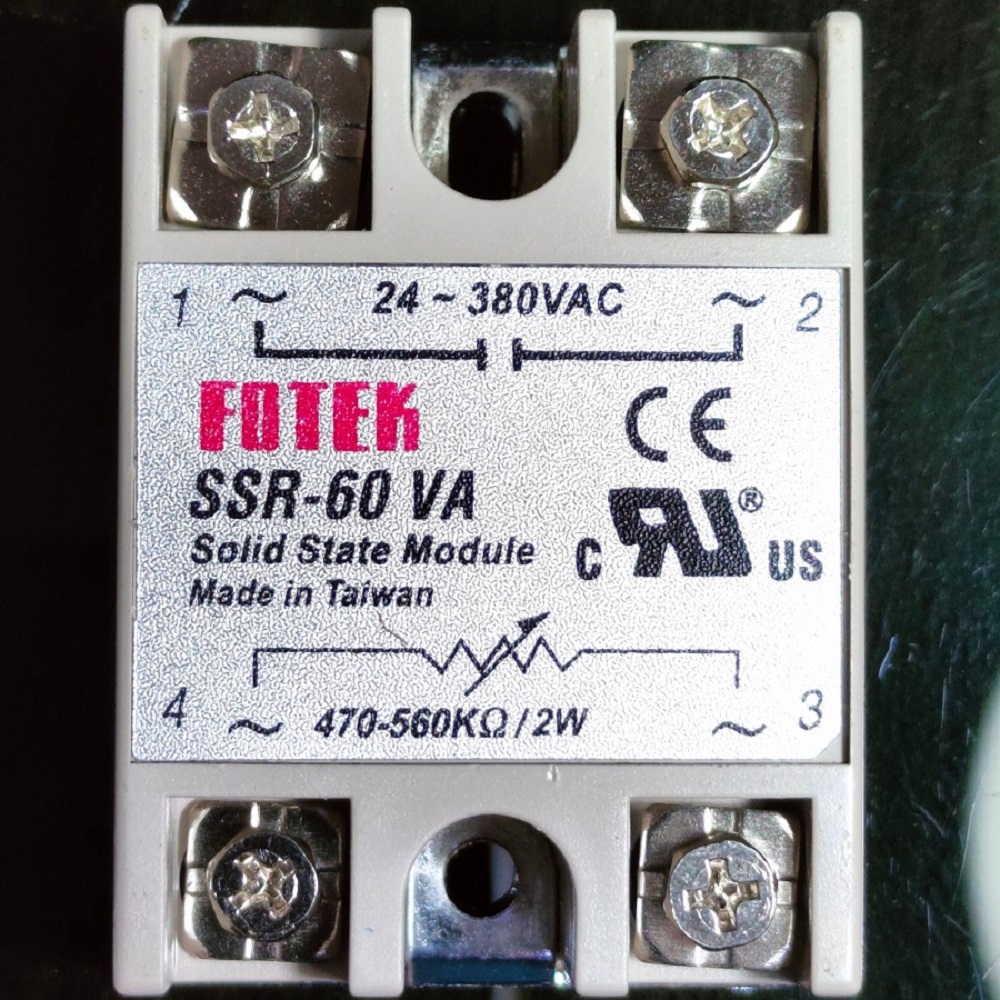 SSR Solid State relay Fotek SSR-60VA 60A VR Resistansi to AC 24~380V | Lazada Indonesia
