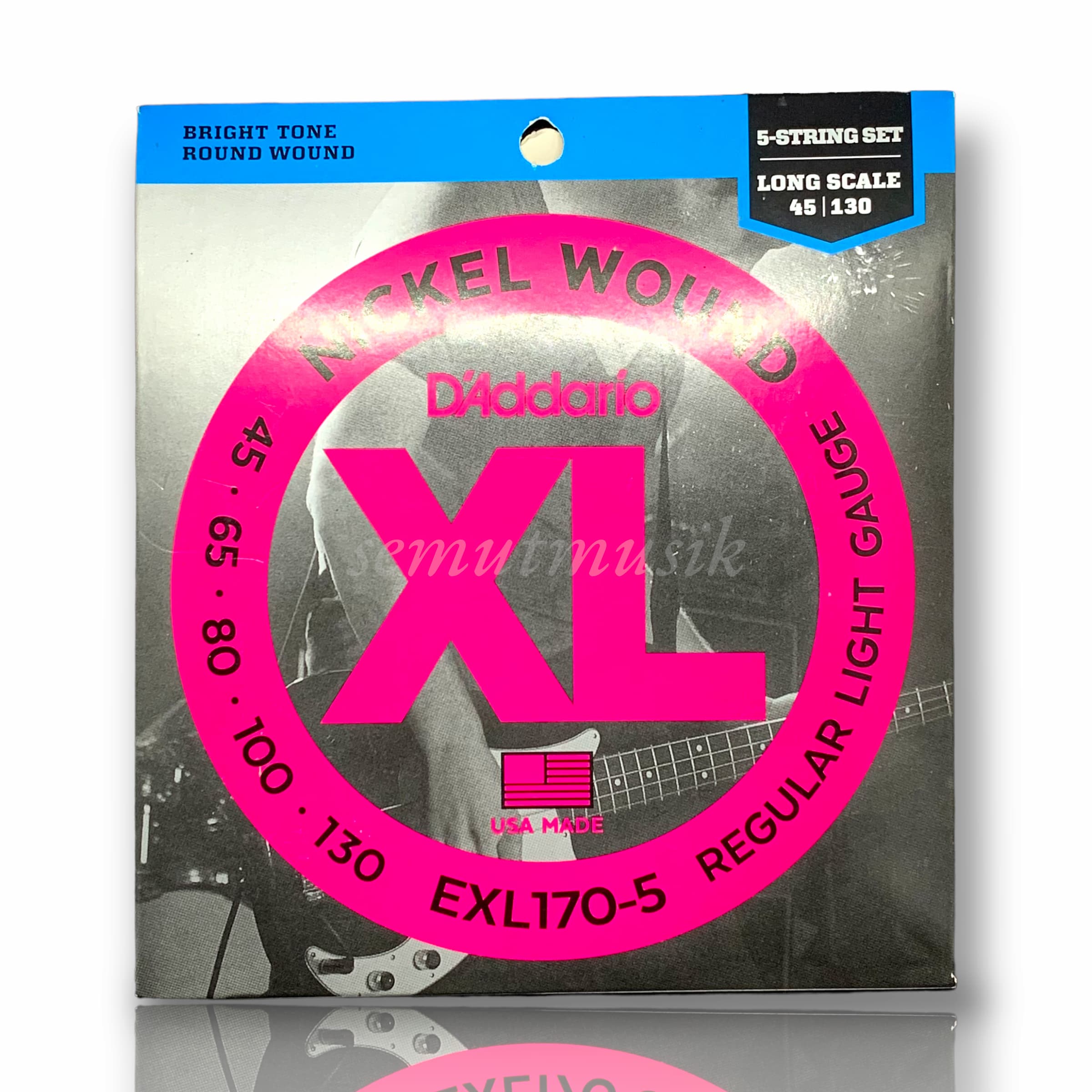 ご注文で当日配送 D'Addario Electric Bass Strings 《Nickel Plated Steel Round ...