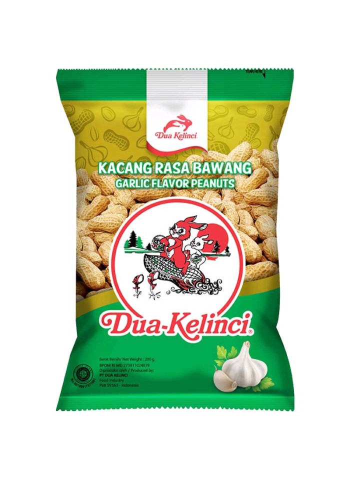 Dua Kelinci Kacang Kulit Rasa Bawang 200gr | Lazada Indonesia