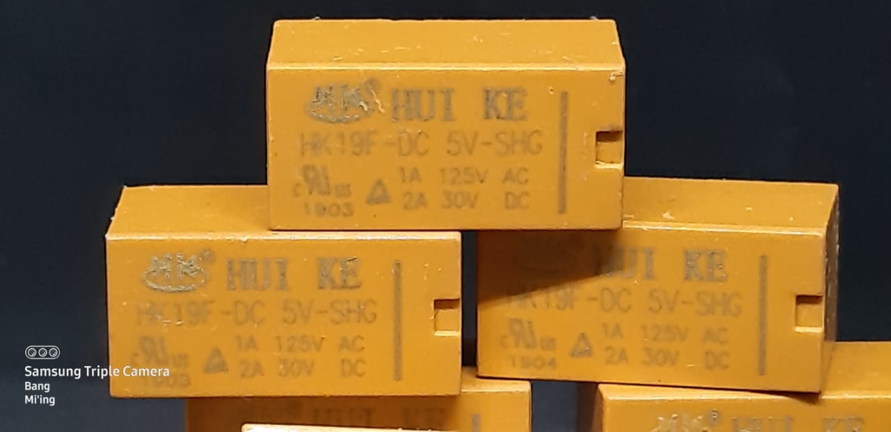 Relay Kuning DPDT 5 volt 8 PinDC 5V DC 30V 1A DC 30V 2A DC 30V 2A DPDT ...
