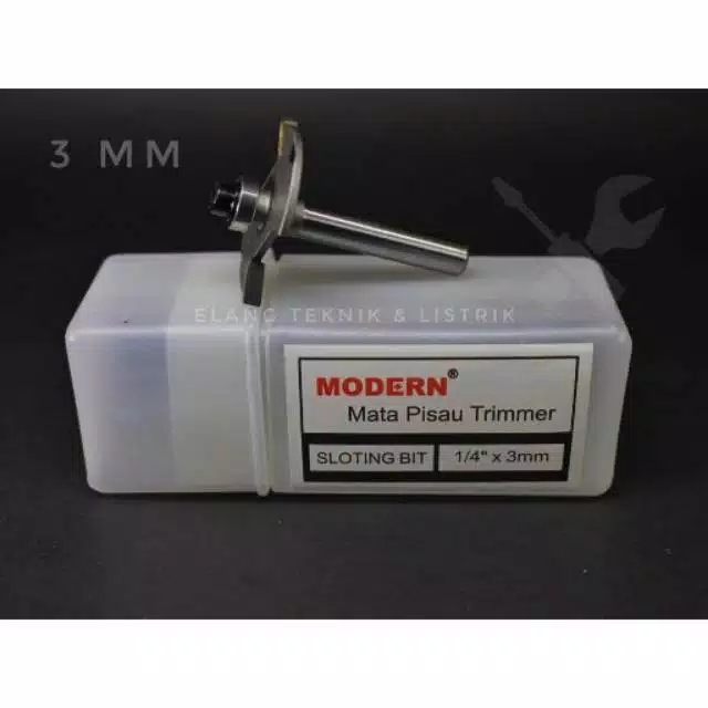 Mata pisau profil kayu trimmer router sloting bit 3mm | Lazada Indonesia