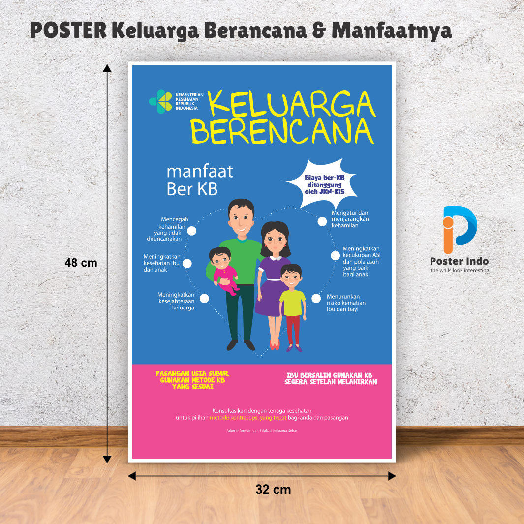 Poster Keluarga Berencana & Manfaat KB | Lazada Indonesia